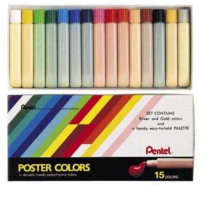 Pentel 15 Poster Colours