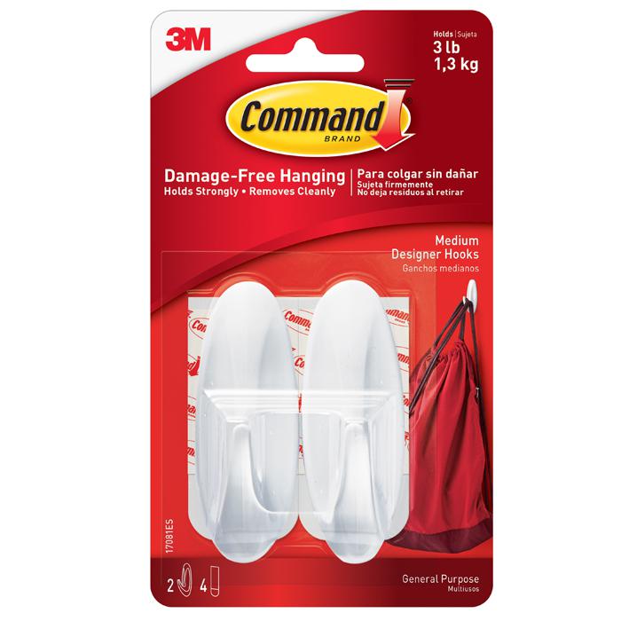 3M Command Designer Hook Medium 17081AN