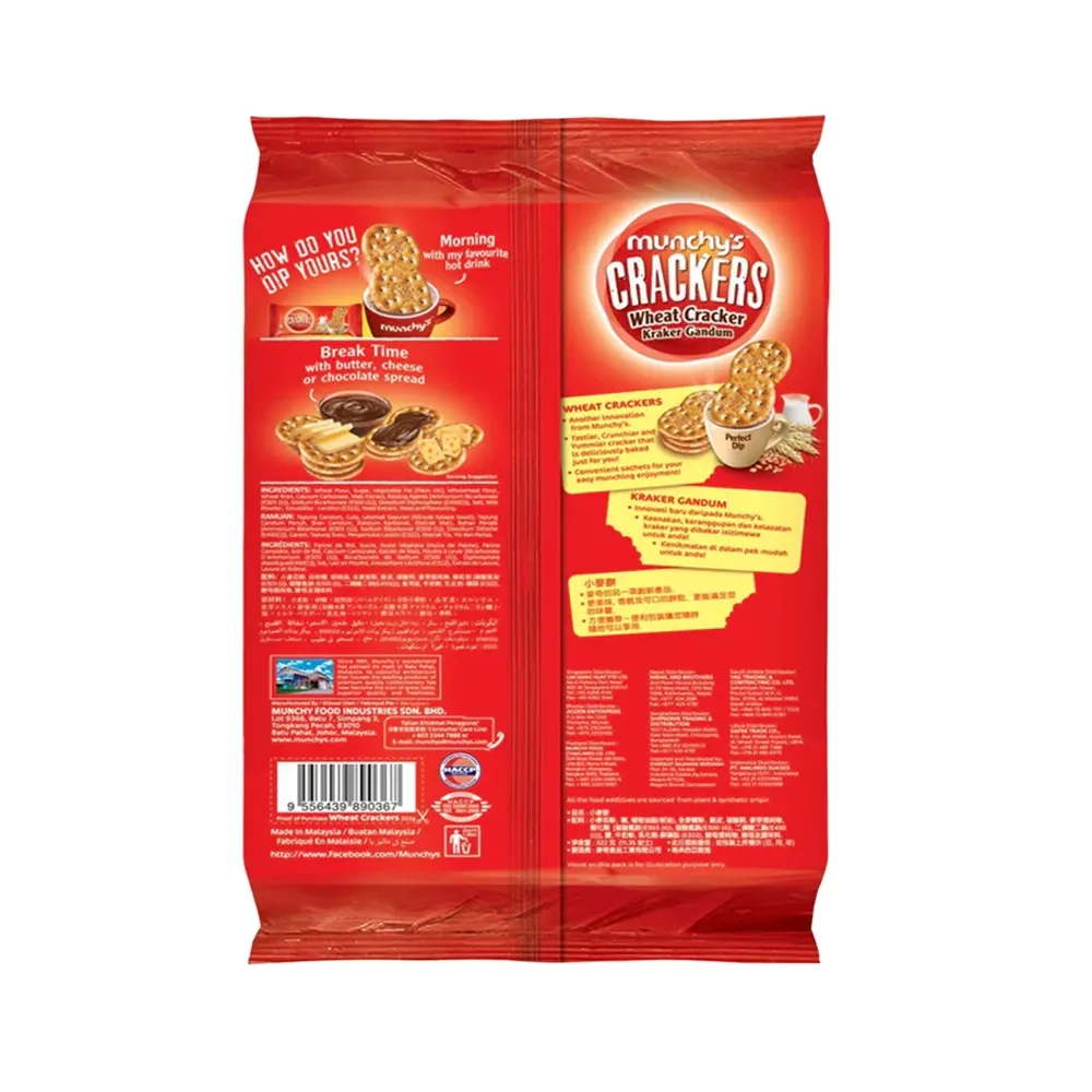 Munchys Wheat Crackers 276g – Wholesome Snack Choice