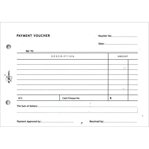 Payment Voucher Pad of 50