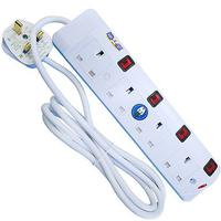 ESP 4 Way 3 Pin Extension Socket 3M 514N-3